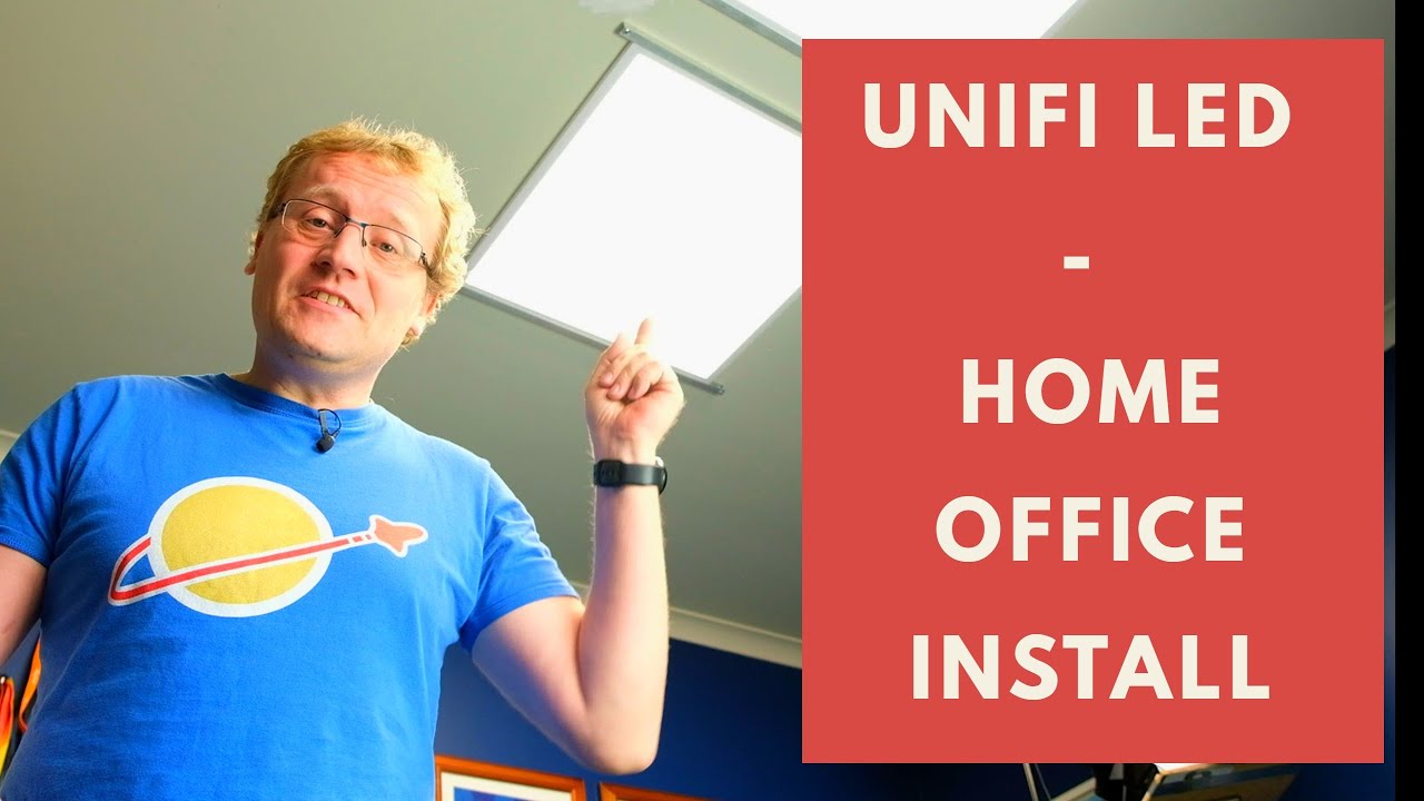 Unifi LED - Home Office Install - YouTube