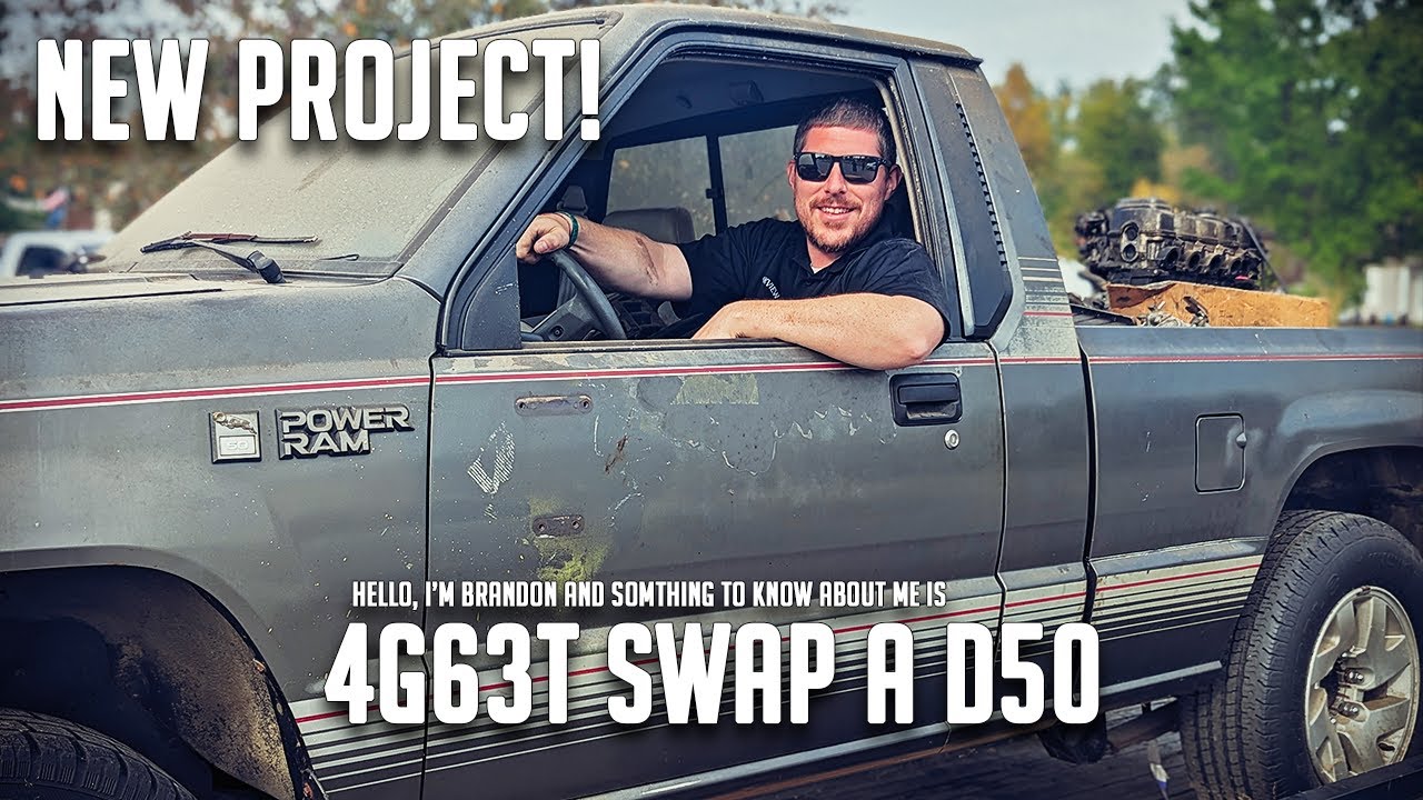 Brandon Gets A Truck! | Dodge D50 4X4 4g63 Turbo Swap | War Machine ...