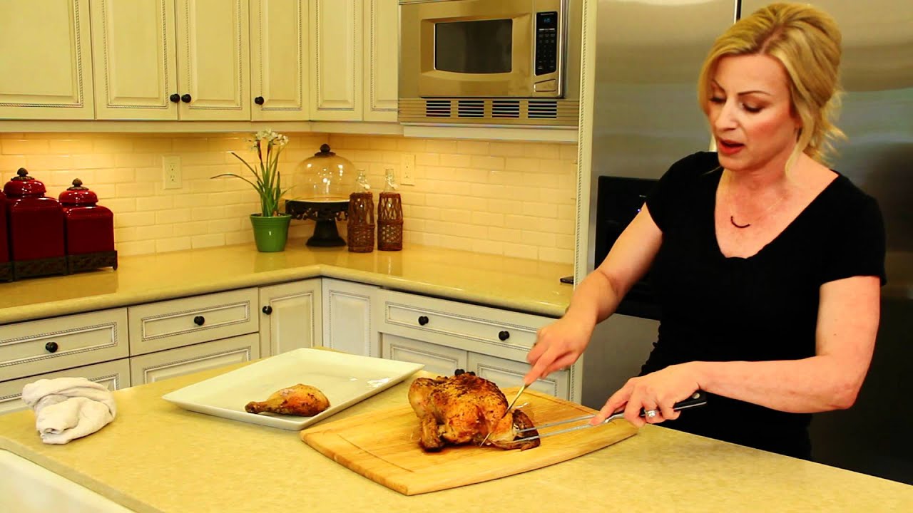 How to carve a chicken - YouTube