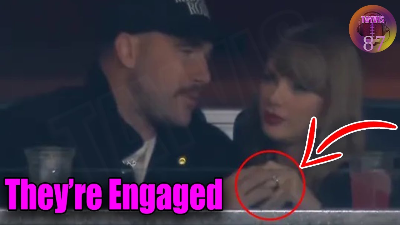 Taylor Swift shows off engagement ring on date with Travis at Yankees ...