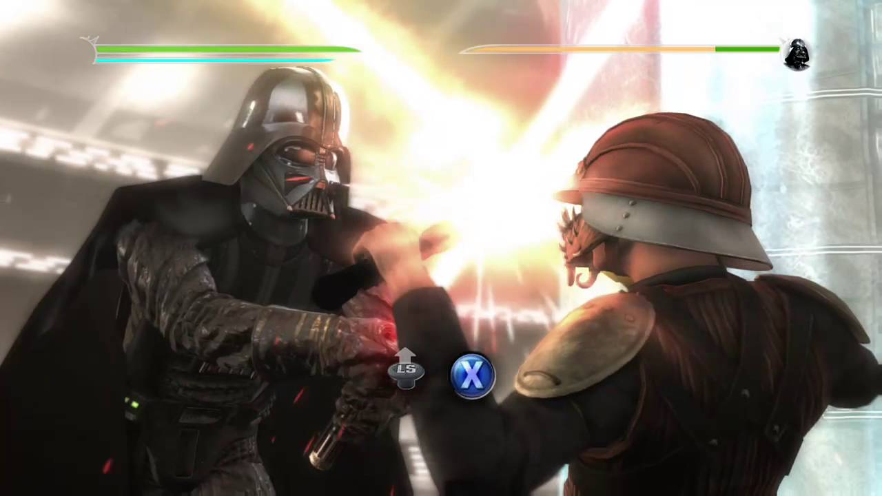 Star Wars: The Force Unleashed II - Lando VS. Vader - YouTube