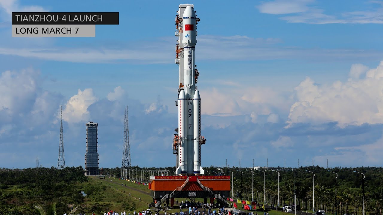 Live: Tianzhou-4 - Launch - YouTube