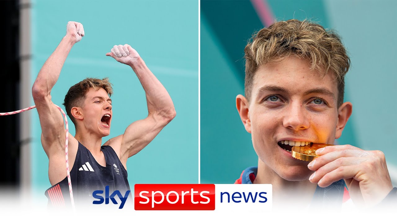 19-year-old Toby Roberts wins climbing gold medal for Team GB - YouTube
