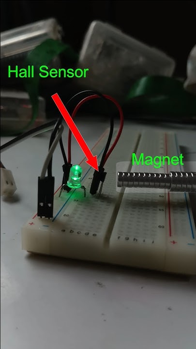 magnetic sensor | simplest hall sensor circuit #hallsensor #project # ...