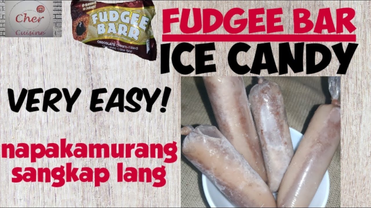 FUDGEE BARR ICE CANDY|Super Daling Gawin|Napakamurang Sangkap - YouTube