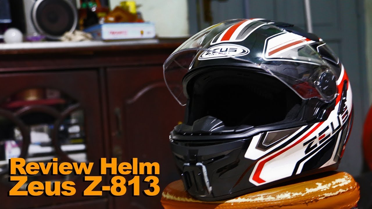 Helm Zeus Z-183 Review | #motovlog #helmetreview - YouTube