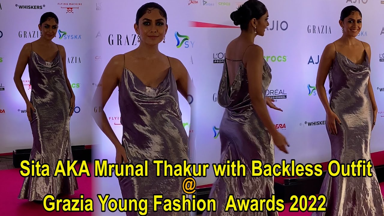 Sita Mahalaxmi AKA Mrunal Thakur के Backless Outfit को देखकर दिल आपका ...