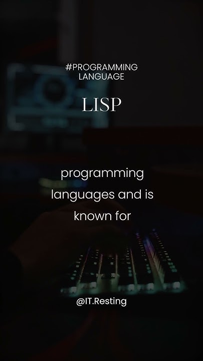 Lisp. Programming language - YouTube