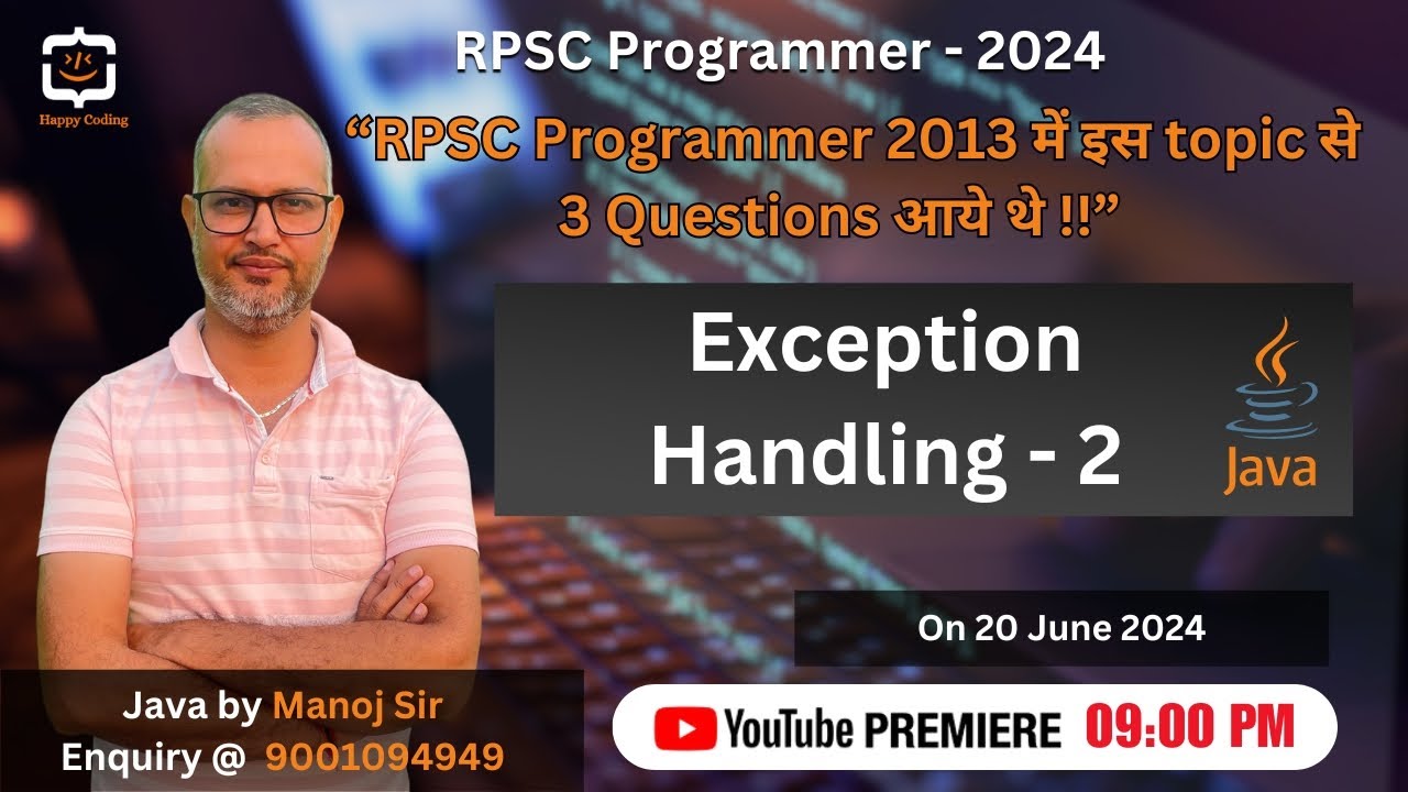 2 Exception Hierarchy Classes Checked Vs Unchecked Exception Try Catch Block Rpsc 5814