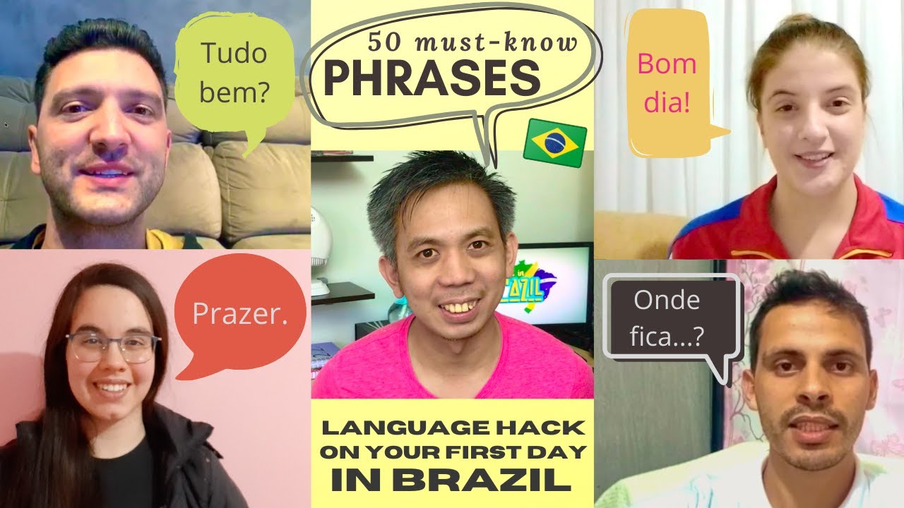 Brazilian Portuguese Phrases and Expressions - YouTube