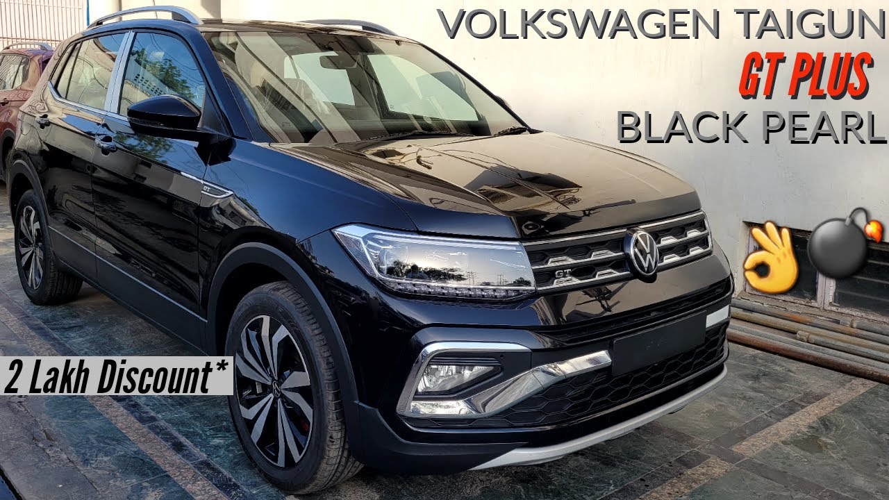 volkswagen taigun gt plus 1.5 tsi dsg black | Full Walkaround Review ...