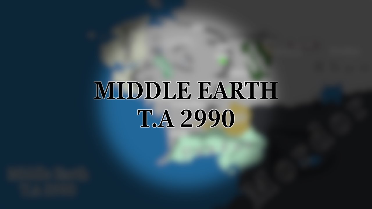 Mapping Middle Earth Third Age 2990 - Speedart - YouTube