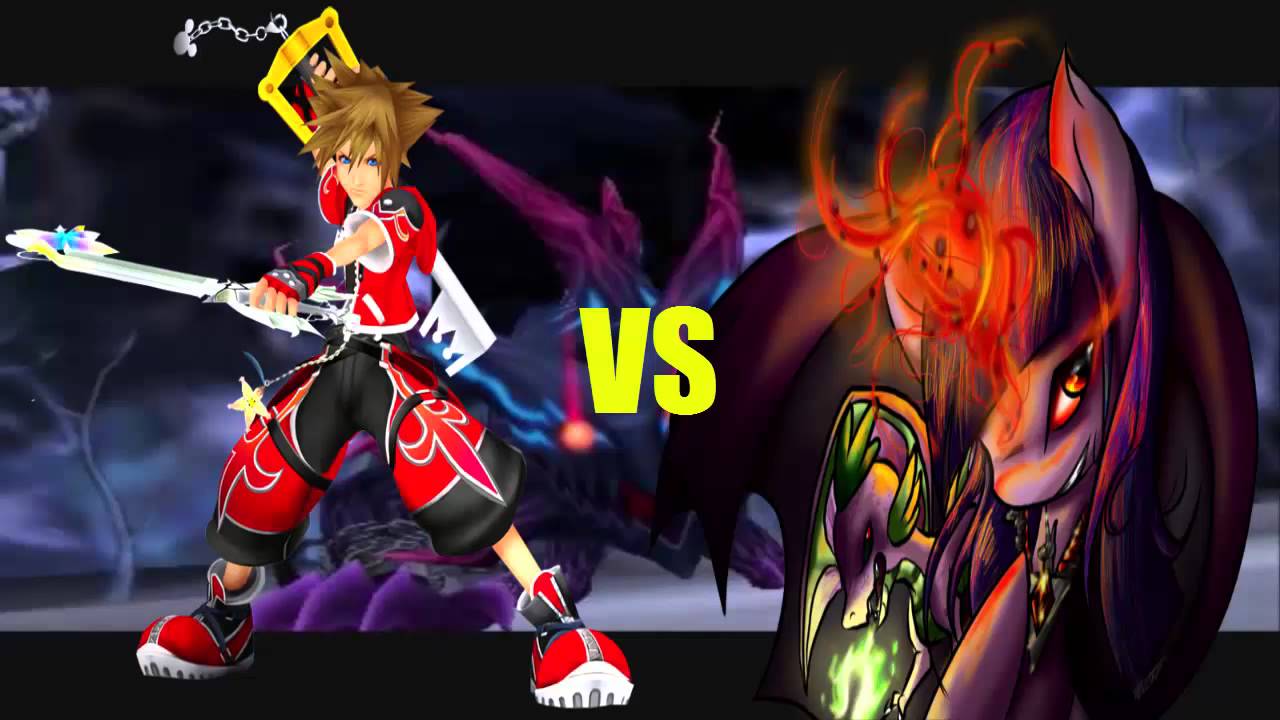 Kingdom Pony imagined~Red Eyes: Sora Vs Twilight Sparkle - YouTube