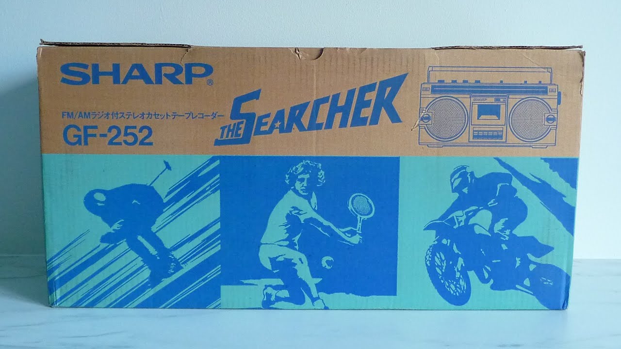 SHARP GF-252 Stereo Radio Cassette Recorder - YouTube