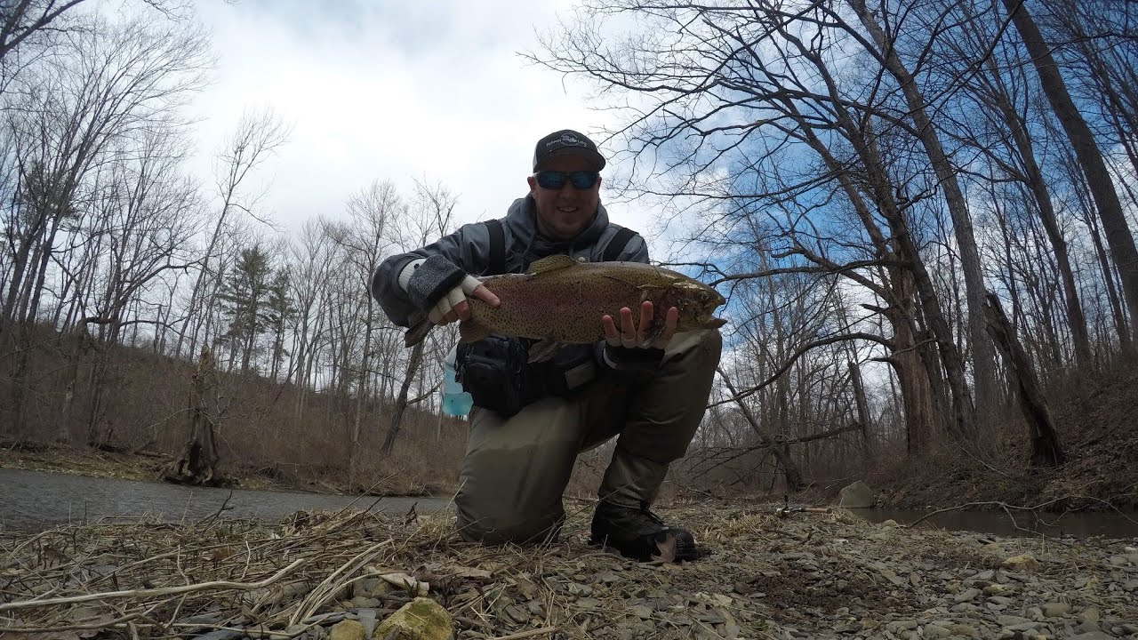 Jordan Creek TROUT fishing - YouTube