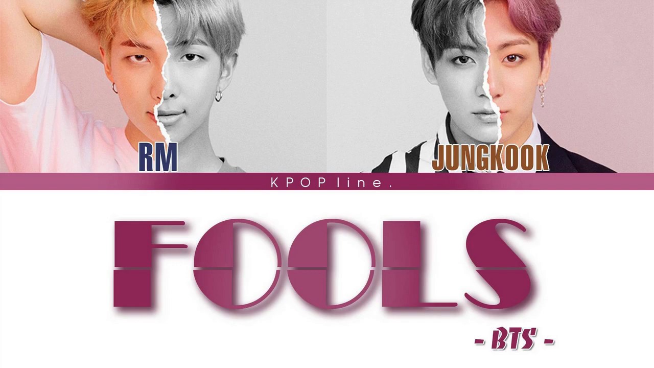 'FOOLS' (COVER) - BTS RM & JUNGKOOK [COLOR CODE LYRICS] | KPOP line ...