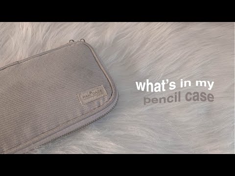 what's in my pencil case 🌟  kokuyo pan case