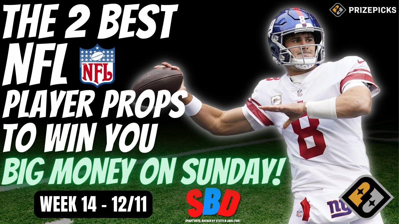 PRIZEPICKS NFL PLAYER PROPS for WEEK 14 MAIN SLATE 12/10/22 | BEST NFL ...