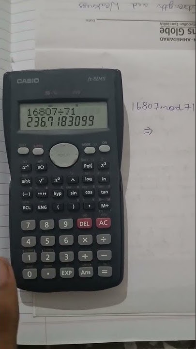 Finding Mod Value Using Scientific Calculator || Knowledge World - YouTube