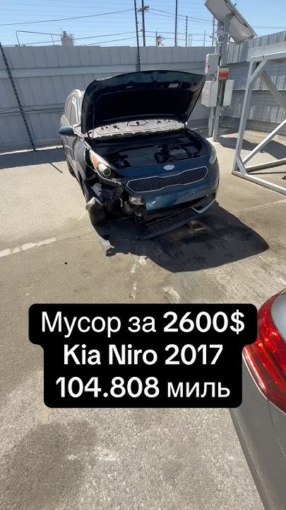 Мусор за 2600$ с аукциона копарт!! Kia Niro! #automobile #copart #обзор - YouTube