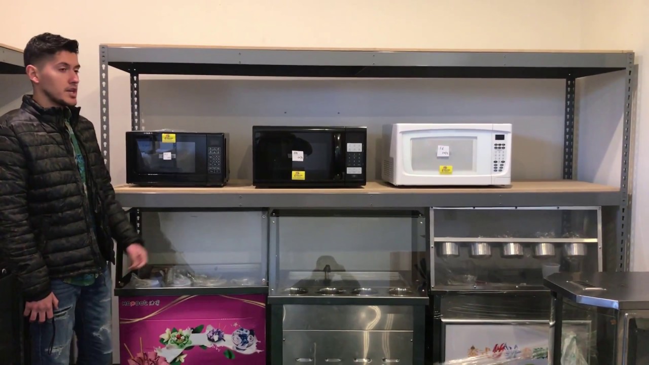 Commercial Restaurant Microwave Oven Mongolian BBQ Grill - YouTube