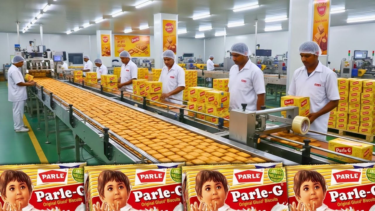 How Parle-G Biscuits Are REALLY Made | Inside the Factory Process - YouTube