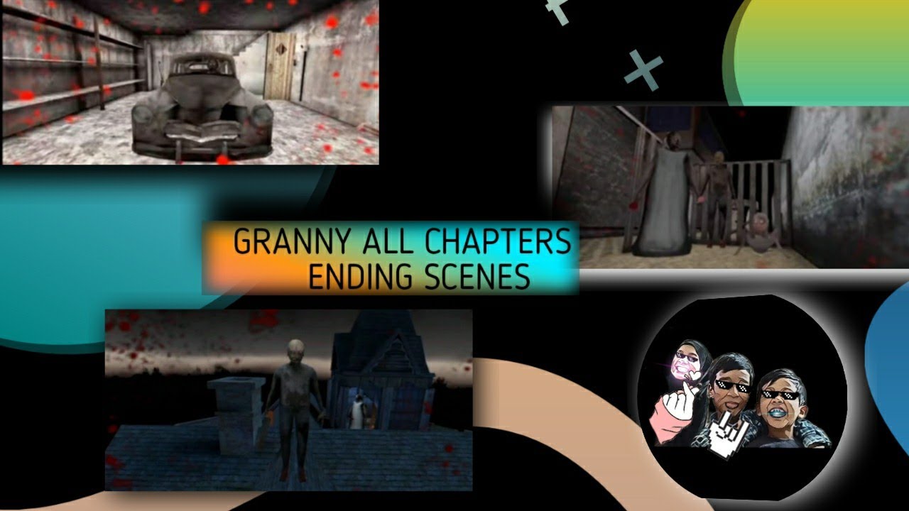 Granny all Chapters End Scenes (After Losing the Game) - YouTube