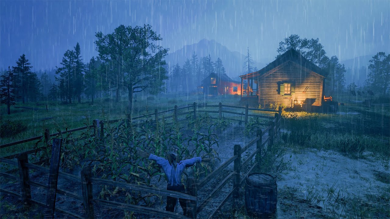 Sleep to the Sound of Rain with Roaring Thunder over a Divorced Farmer ...