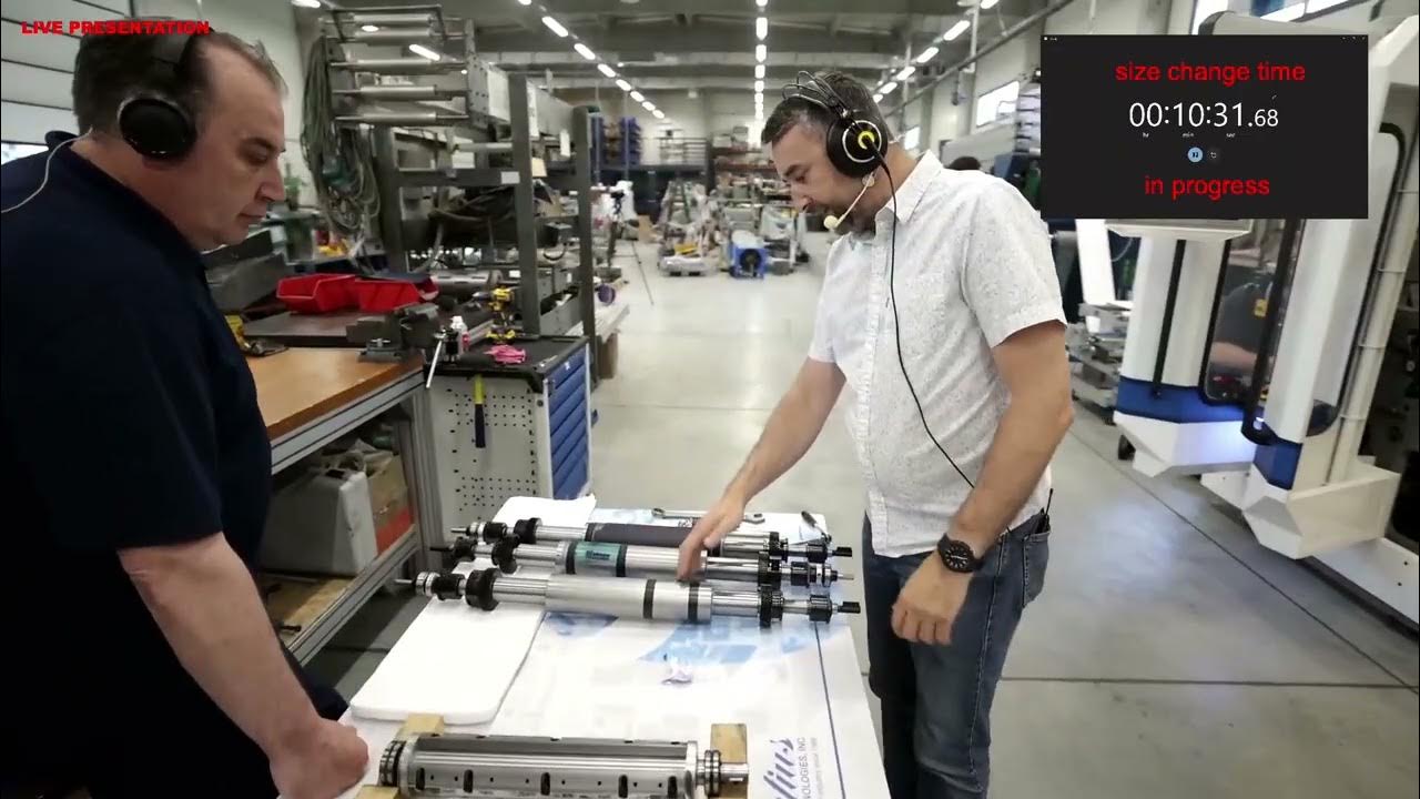 Stealth W - Fully Servo Driven Envelope Driven Machine: Size Change - YouTube