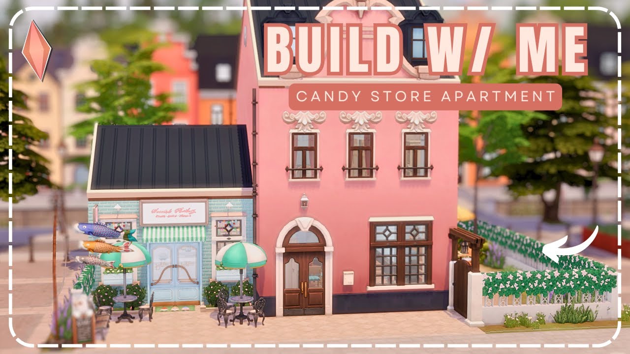 building a candy shop apartment for my Nordhaven save file! - YouTube