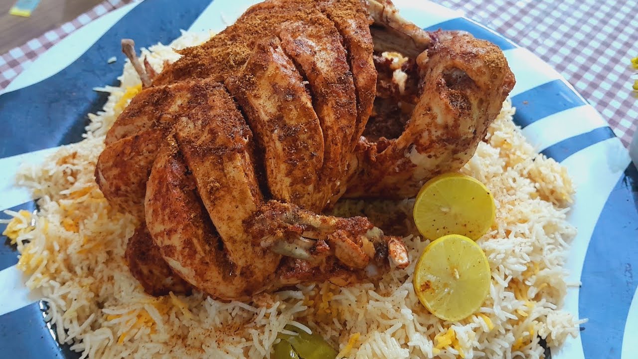 chicken chargah with rice recipe by mano's cooking time easyrecip full ...