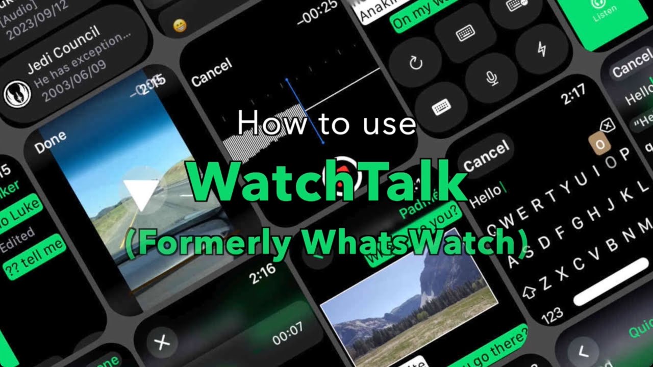 How To Use WatchTalk (formerly WhatsWatch) - Chat on Watch / WhatsApp ...