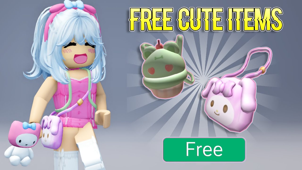 *FREE LIMITED* CUTE ITEMS ON ROBLOX! GET NOW!! - YouTube