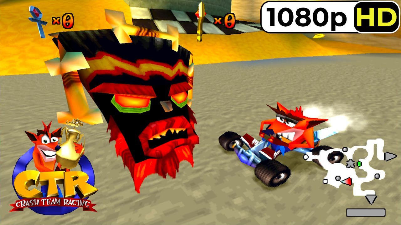 Crash Team Racing [PS1] - FAKE CRASH in Adventure (Trophy Race only ...