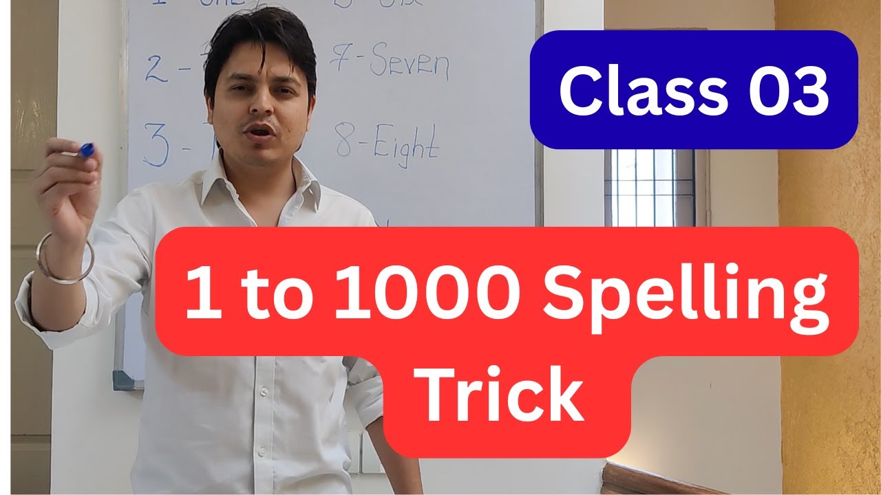 Day 3 | 1 to 100 spelling | One to Hundred Spelling | Spoken English ...