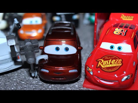 Disney Cars Bernie Banks (Piston Cup Motor Speedway of the South Race RSN Camerman) Custom