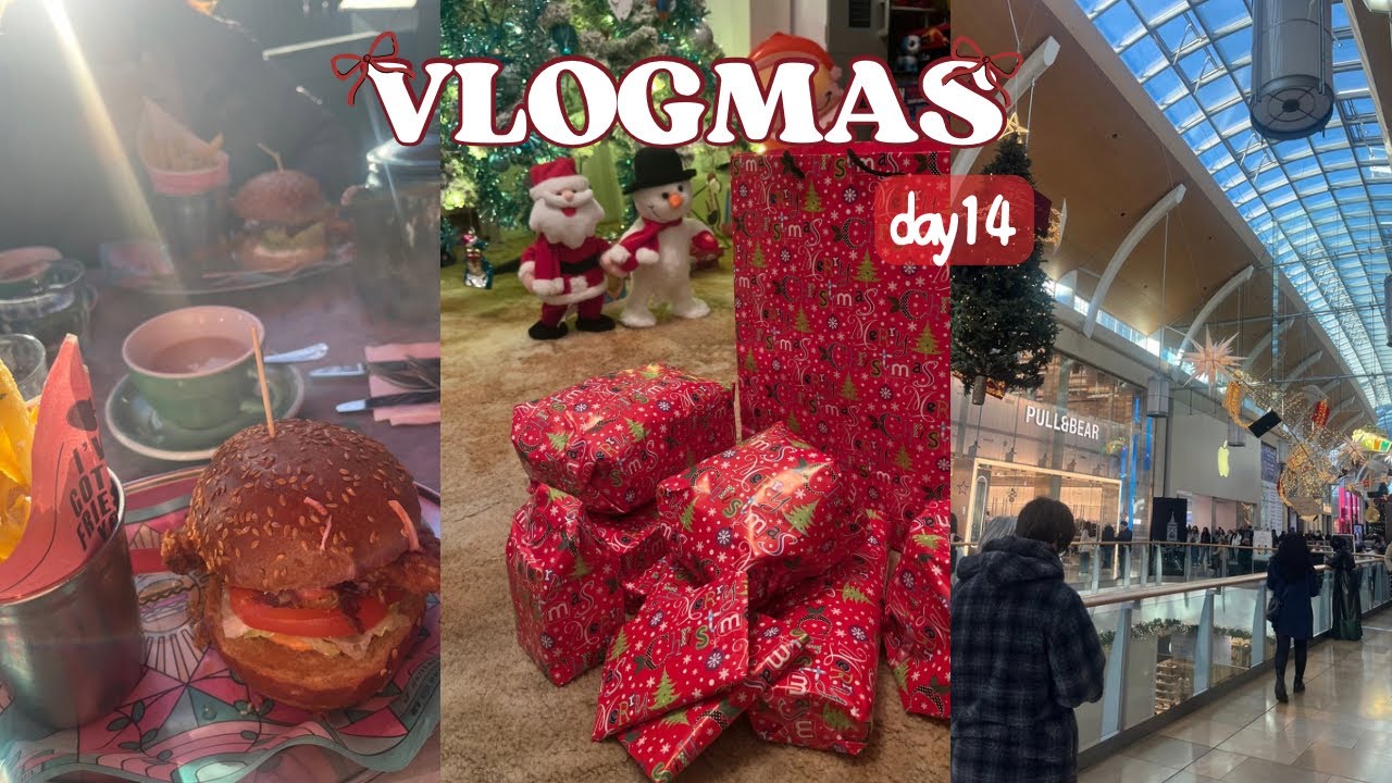 Cardiff, gift wrapping & babysitting | VLOGMAS DAY 14 - YouTube