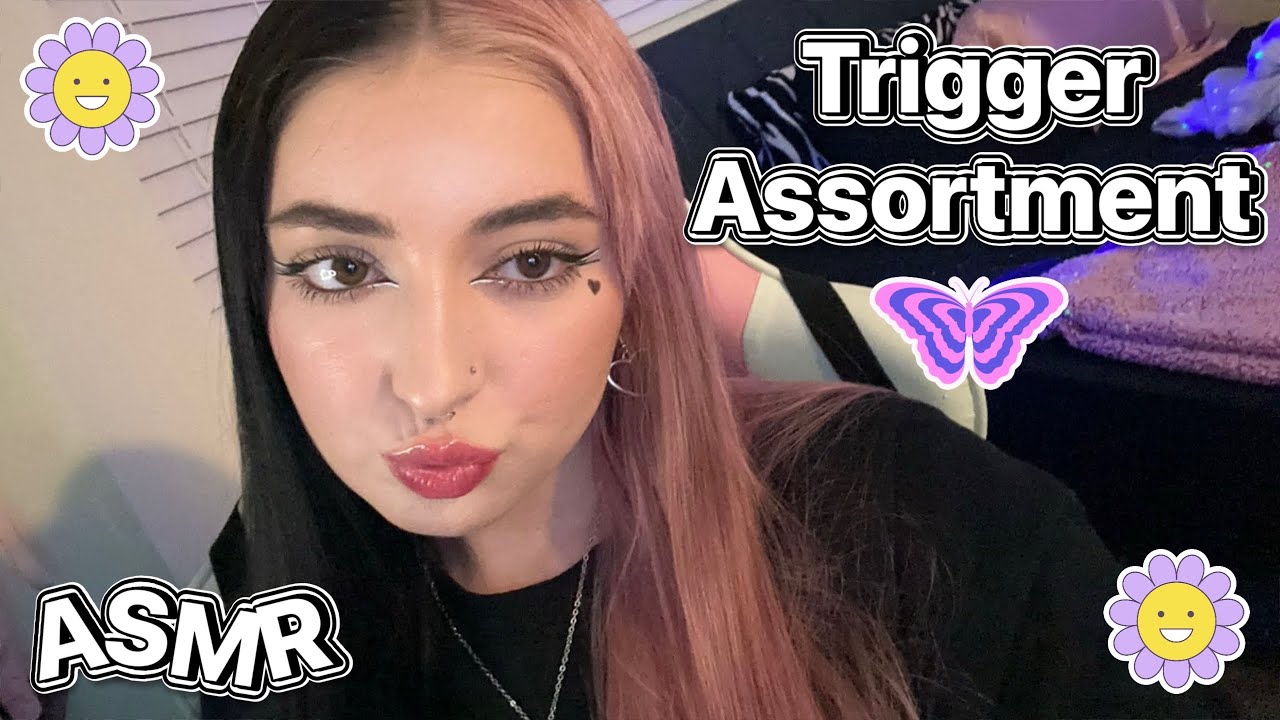 ASMR | Trigger Assortment for Sleep (Mouth Sounds, Tapping, Sticky ...