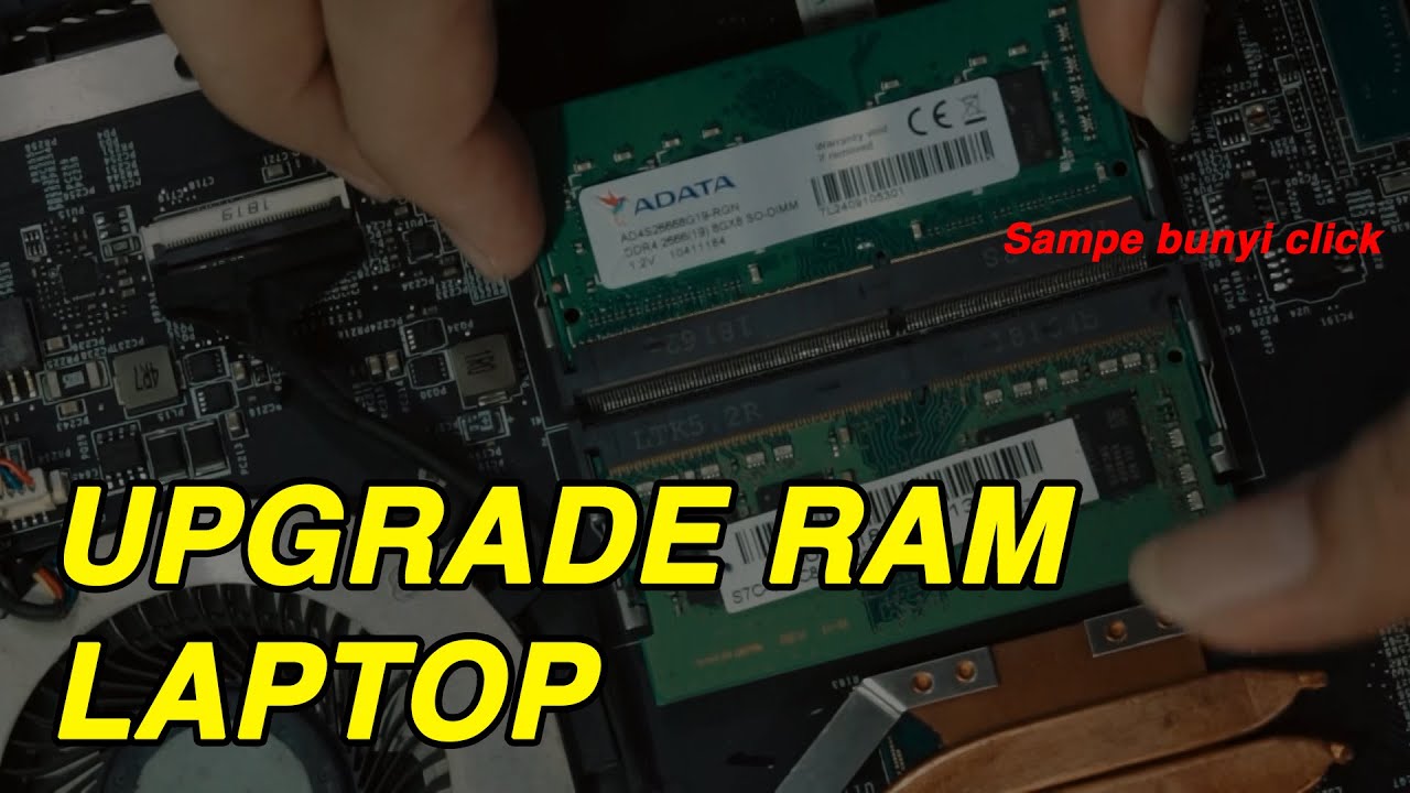 Cara Upgrade Ram Laptop Sangat Mudah - YouTube
