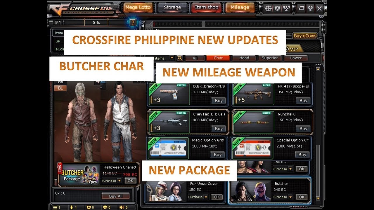 CrossFire Philippines 2019: New Patch Update October 1, 2019 New ...