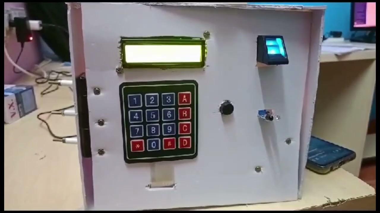 bank locker system using fingerprint and OTP security. #finalyearprojects #ieeeprojects # ...