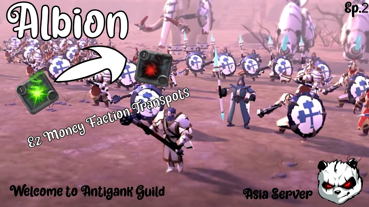 Albion Online | Asia Server | Ez Money Trade run Treeheart - YouTube