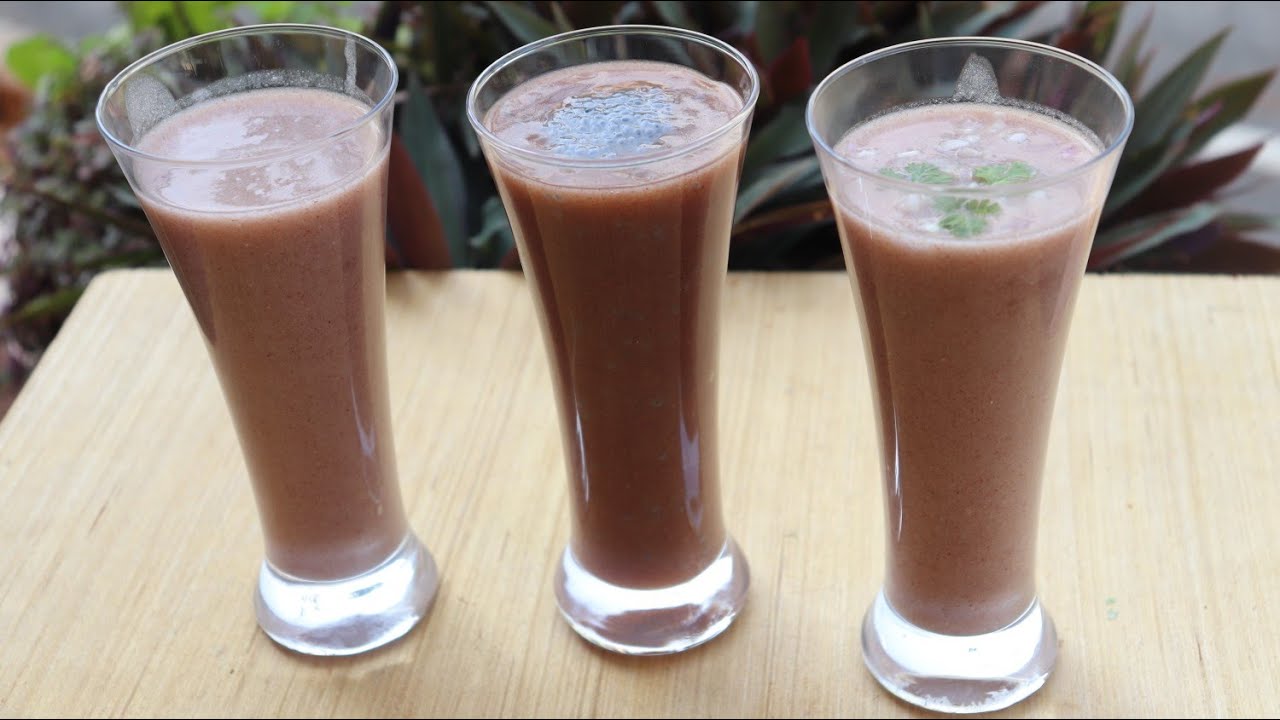 ಒಂದು ಇಡಿ ರಾಗಿಯಿಂದ ಮಾಡಿ ಈ 3 ತರದ ಗಂಜಿ/ರಾಗಿಗಂಜಿ/Ragi Ambli recipe | ragi ...