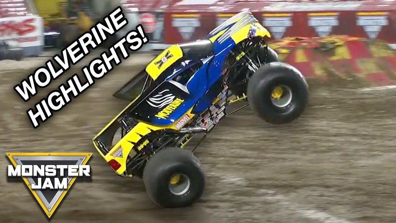 THROWBACK: Marvel's Wolverine Highlights | Monster Jam - YouTube