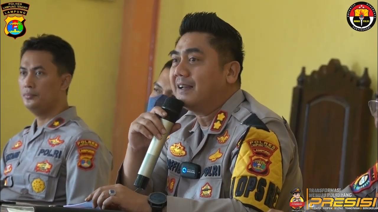 Jumat Curhat, Kapolres Lampung Tengah AKBP Doffie Fahlevi Sanjaya S.I.K.,M.Si Jum’at (31/3/23 ...