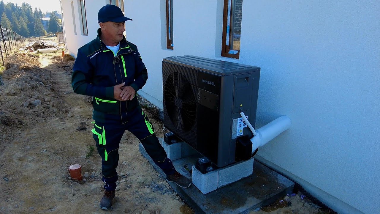 Pompă de căldura aer-apă split, Romstal EcoHeat/Midea, 16kw, 380V. Tel ...
