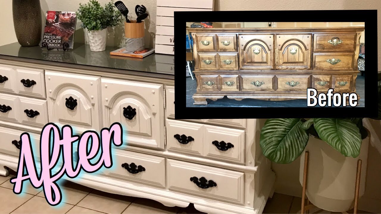 DIY Furniture Makeover | Dresser Remodel - YouTube