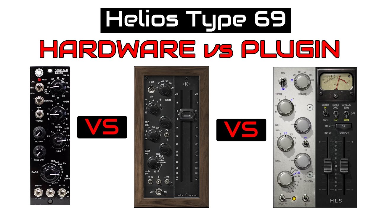 Helios Type 69 Equalizer | Hardware vs Plugins - YouTube