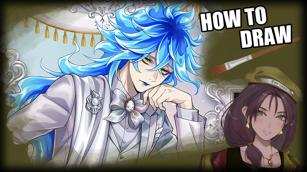 HBD Idia! - How to draw! [ツイステ] Twisted Wonderland - YouTube