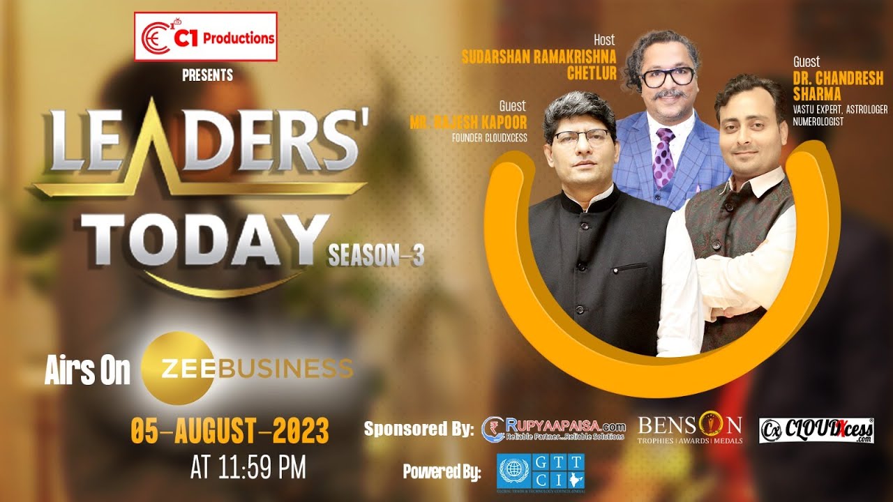 Leaders Today Episode 10 featuring Dr. Chandresh Sharma and Mr. Rajesh ...